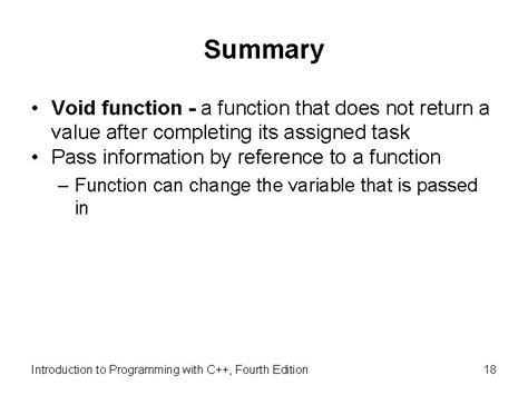 Chapter Void Functions Introduction To Programming With