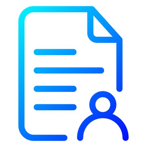 Icono De Formulario Generic Gradient