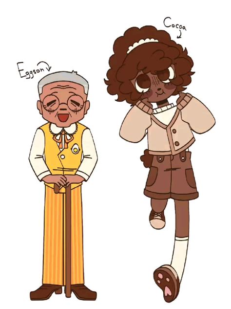 Eggson And Cocoa From Dandys World Easter Update Human Version Cute