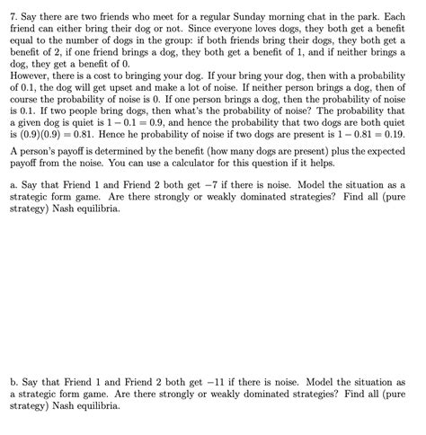 Solved Hello Please Answer This Game Theory Question In