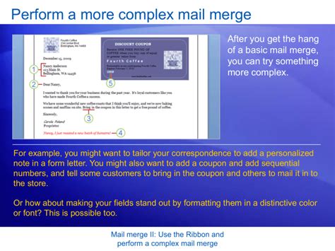 Advanced Mail Merge