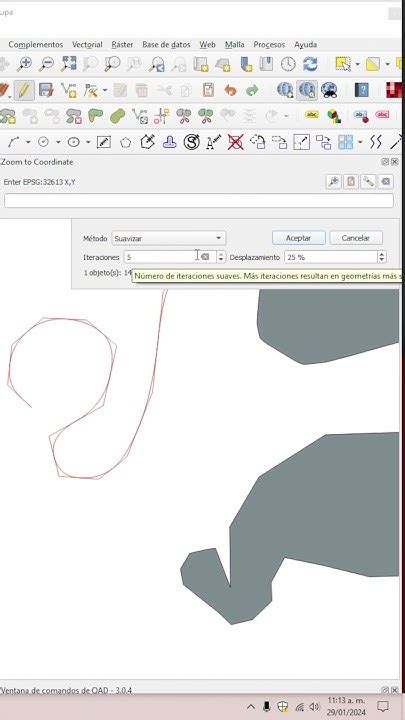 Qgis Suavizar Línea Con Digitalización Avanzada Gistutorial Tutorial Qgis Qgistutorial Youtube