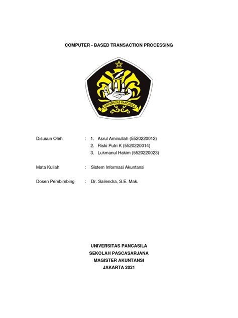 Kelompok 3 Computer Based Transaction Processing Pdf