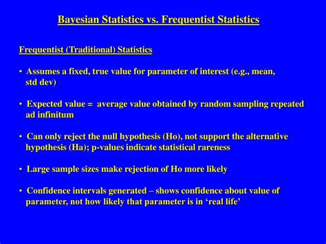 PPT Bayesian Statistics A Biologists Interpretation PowerPoint Presentation ID
