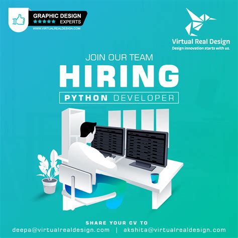 Virtual Real Design Pvt Ltd® On Linkedin Pythondeveloper Pythonprogramming Vrd Vdgd