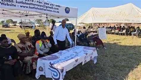 Kotlolo Attorneys Inc On Linkedin Boikhutso Service Centre Water Tank Handover Event Kotlolo
