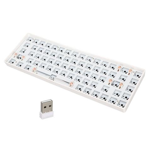 Buy DIY Mechanical Keyboard Kit 2 4G Wireless 68 Keys Gaming Keyboard
