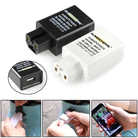 Electric Car Three Hole Charger To Phone Charger V V Mobile Navigation Usb Charger