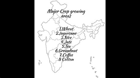 Class10 Geographychp4 Agriculturemap Workmajor Areas For Crops