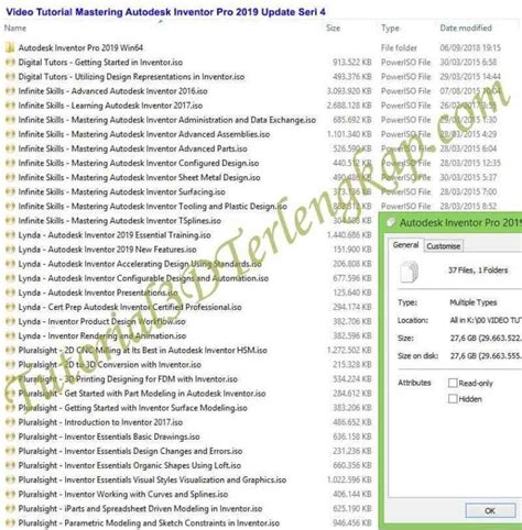 Jual Video Tutorial Mastering Autodesk Inventor Pro 2019 Update Seri 4 Di Seller Tutorial 3d