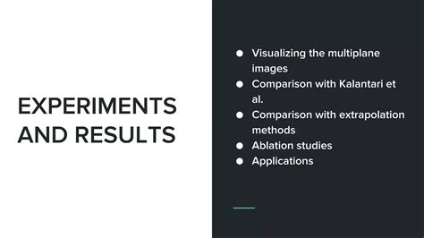 Stereo Magnification Learning View Synthesis Using Multiplane Images Pptx