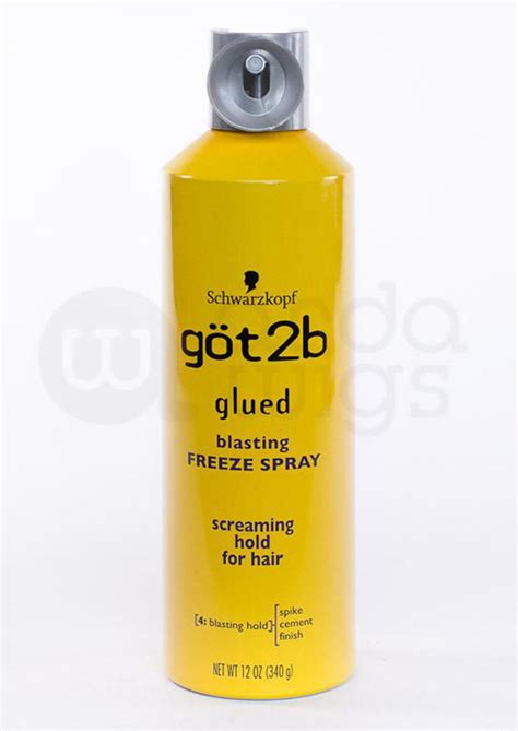 Got2b Glued Blasting Freeze Spray On Natural Hair