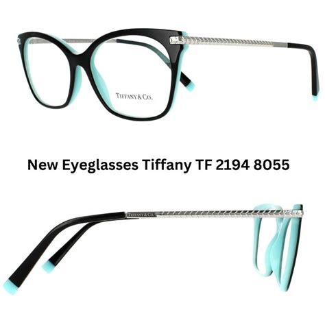 New Beautiful Tiffany And Co Eyeglasses Tf 2194 8055 Black Blue 625