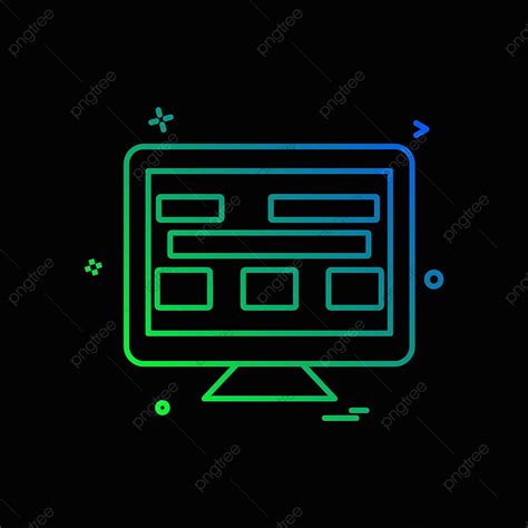 Web Design Layout Vector Hd PNG Images Web Layout Icon Design Vector Website Template Sign