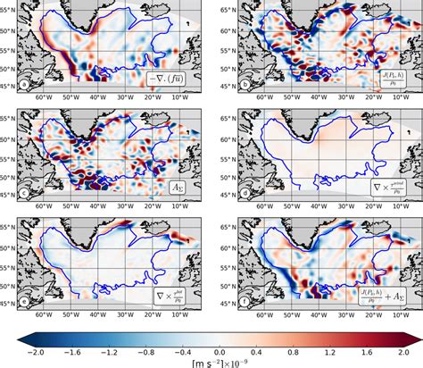 Time Mean Of The Planetary Vorticity A Bottom Pressure Torque B