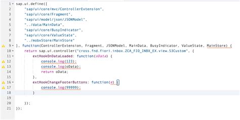 Issue With Calling Custom Extension In Sap Fiori M Sap Community
