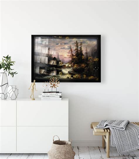 Mountain Stream In The Moonlight By Albert Rieger By Xzendor7 Wall Art