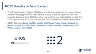 FIWARE Global Summit Fast RTPS Programming With The Default Middleware For Robotics Adopted
