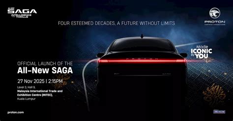 2026 Proton Saga Mc3 Launching On 27 November 2025 Australia