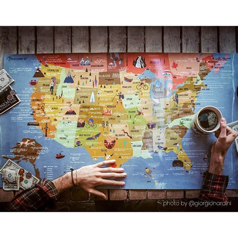 Awesome Maps Bucketlist Map Usa Outdoor Bucketlist Map Usa For Outdoor