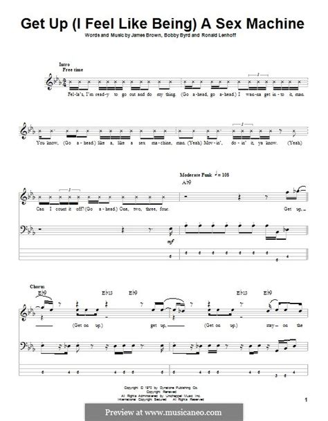 Get Up I Feel Like Being A Sex Machine By B Byrd J Brown R Lenhoff On Musicaneo