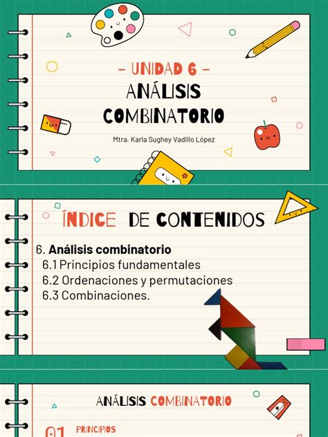 Unidad 6 Análisis Combinatorio Descargar Gratis Pdf Muestreo Estadísticas Combinatoria