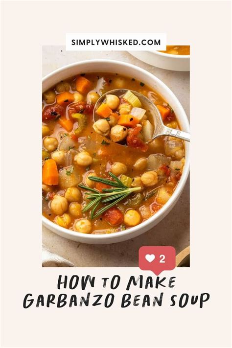 Garbanzo Bean Soup Recipe Bean Soup Recipes Bean Soup Garbanzo