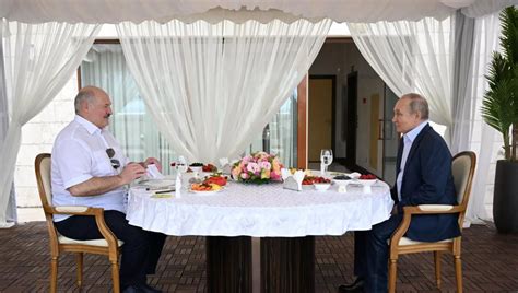 პუტინი და ლუკაშენკო სოჭში შეხვედრას მართავენ Kvira Ge