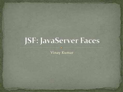 ppt jsf javaserver faces powerpoint presentation free download id