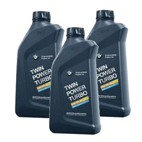 3本セット BMW MINI 純正 ロングライフ ガソリン車用 プレミアム エンジンオイル 0W-30 Twin Power Turbo ...