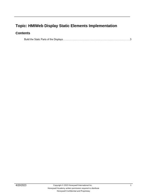 Lab Hmiweb Display Static Elements Implementation Pdf Proprietary