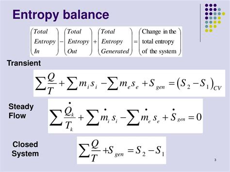 Ppt Entropy Balance For Open Systems Powerpoint Presentation Id545550