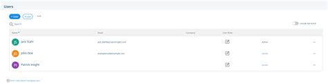 users project insight help center