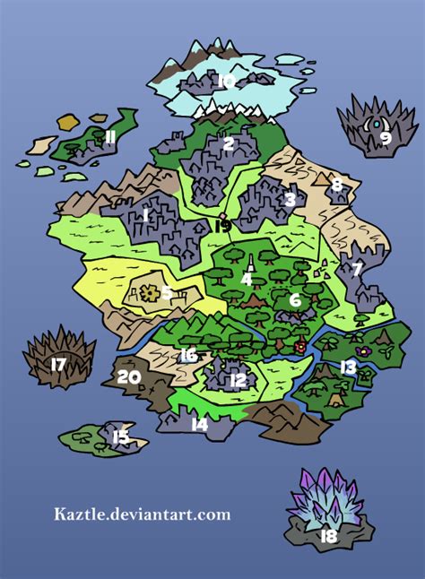 Ocs Map By Kaztle On Deviantart