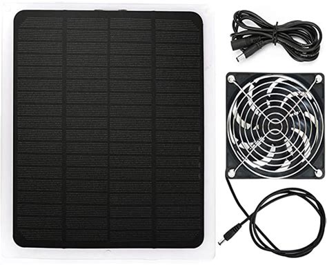 Kit De Ventilateur De Panneau Solaire 10 W Mini Ventilateur De Panneau