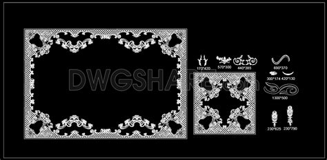 Free Download Of Decorative Pattern Design Cad Blocks Free Cad Blocks Download DWG