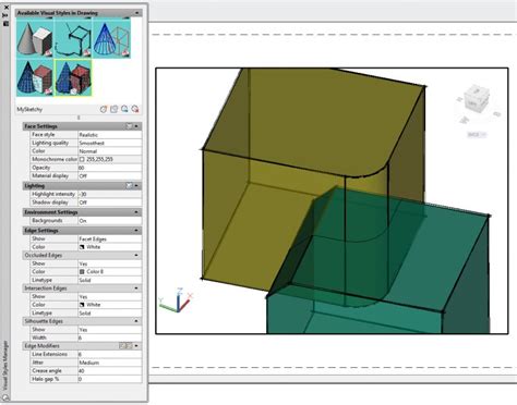 Another Visual Style Question Autocad 3d Modelling And Rendering
