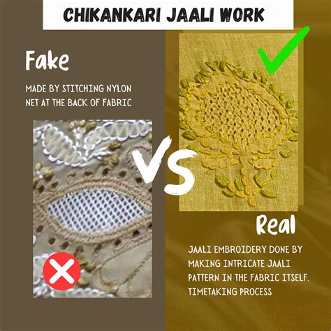Swades How To Identify Fake Chikankari Jaali Work Real Jaali Work