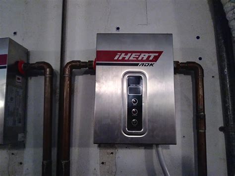 getting low water pressure on hot after installing new heater r