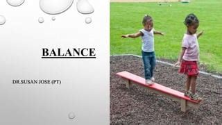 Balance Physiotherapy Assesment Pptx