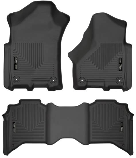 Husky Liners 19 21 Ram 25003500 Crew Cab Weatherbeater Black Front