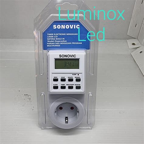Jual Timer Digital 16a Stop Kontak Timer 16ampere Digital Jakarta Barat Luminox Led