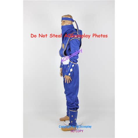 Power Rangers Blue Ninjetti Ranger Cosplay Costume Acgcosplay