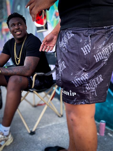 Short Mesh Streetwear Hustler Kazadrip été And Lifestyle Kazadrip