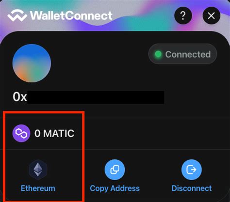 Network In Modal Not Synchronized With Connected Wallet S Network Issue WalletConnect