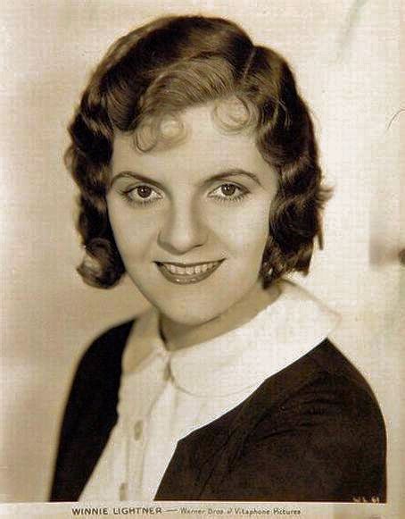 Winnie Lightner 1899 1971 Actresses Motion Picture People