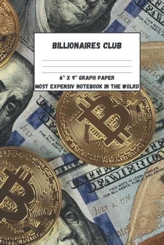 Billionaires Notebook Hardcover Graph Paper Most Expensive Notebook
