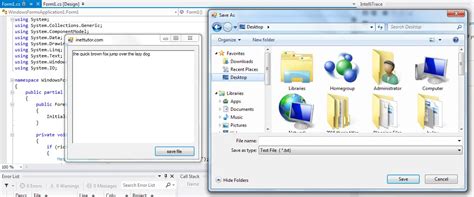 Save Dialog Control In C Inettutor Com