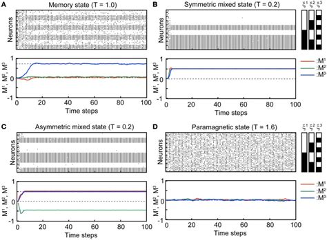 transient processes in the simulation where the associative network