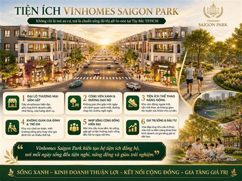 Khám Phá Hệ Sinh Thái Tiện ích Vinhomes Saigon Park All In One